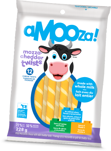 aMOOza! Twists | Good-to-go, on-the-go